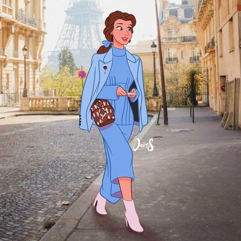 Artist Restyled Disney Characters Outfits Into Into Regular Streetwear ...