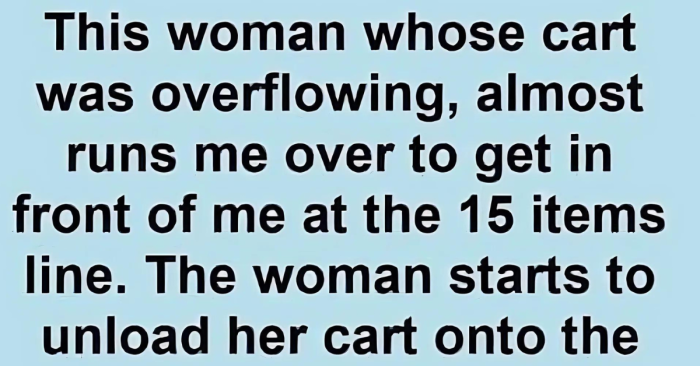 Cashier has perfect response for woman who gets on ‘express lane’ with ...