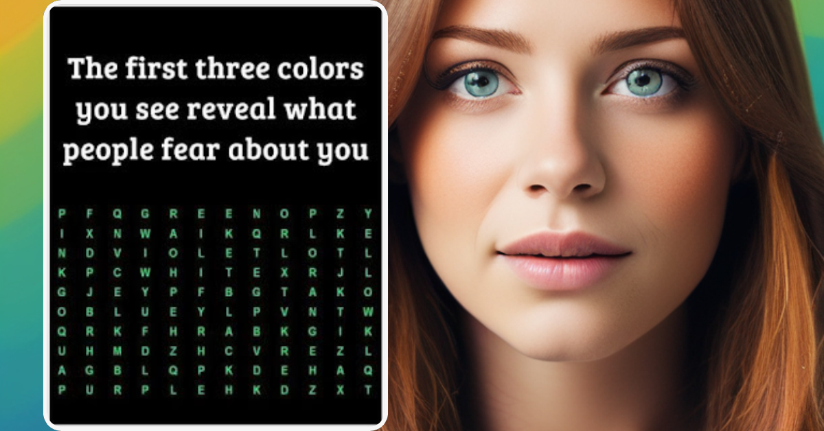 First Three Colors You See Reveal What People Fear About You