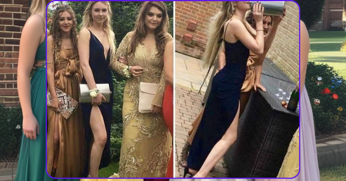 Five Girls Pose For Prom Photo Later It Goes Viral