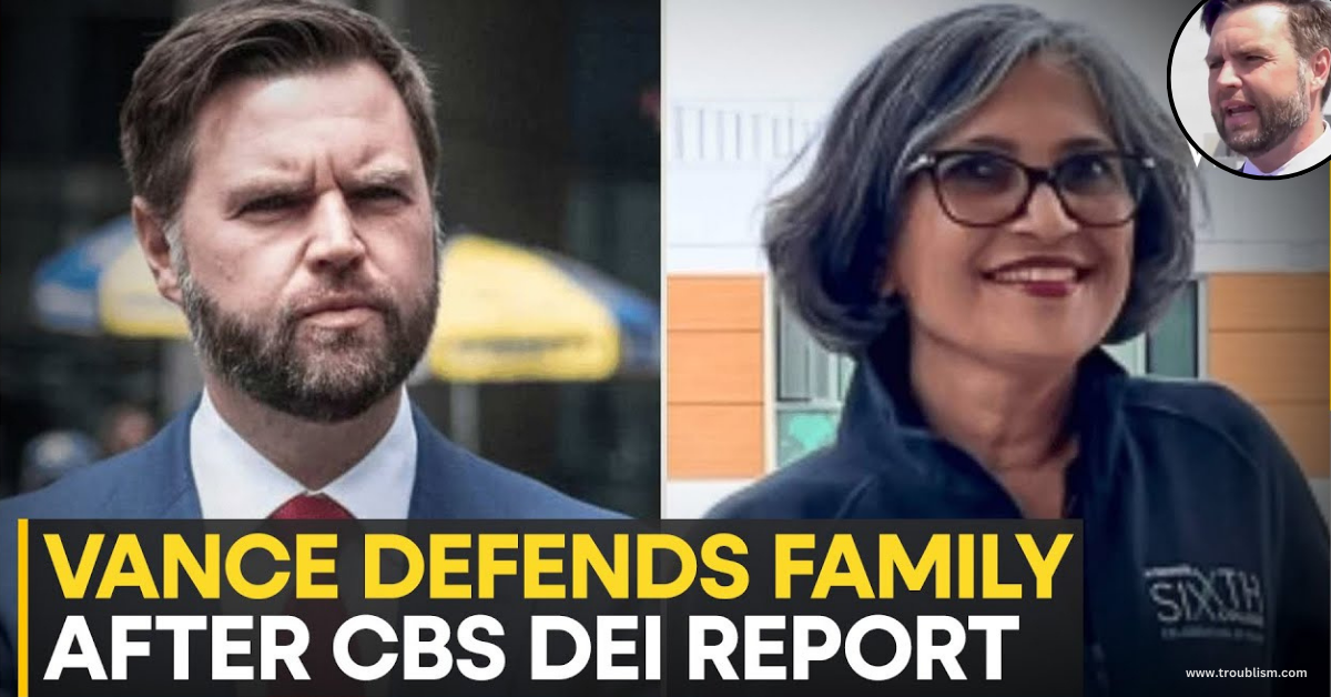 J.D. Vance Files A $1 Billion Lawsuit Against CBS