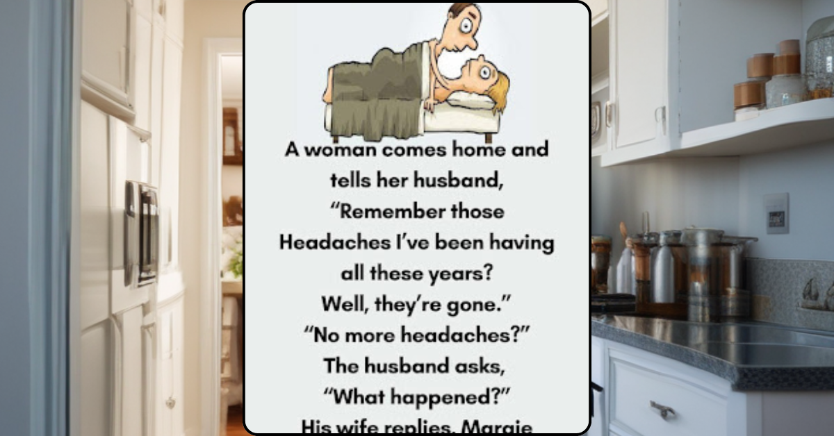 Woman comes home and tells her husband