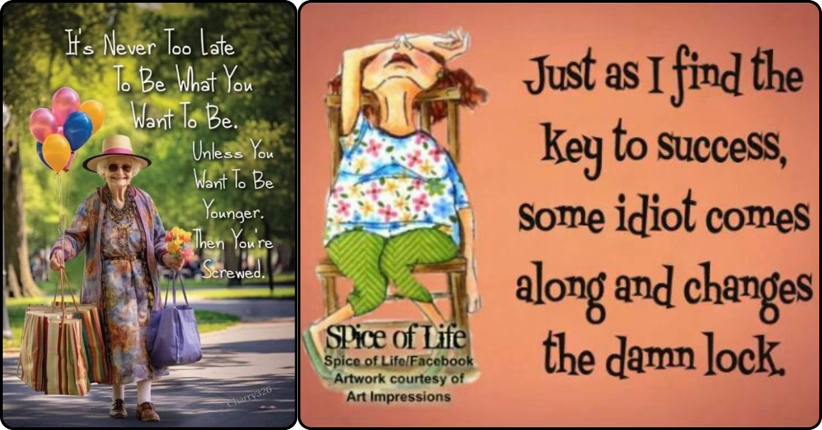 These 20 Cartoons Can Improve the Moods of Old Women